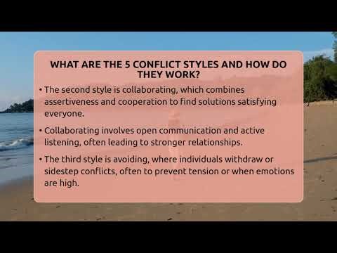 What Are The 5 Conflict Styles And How Do They Work? - Psychological Clarity