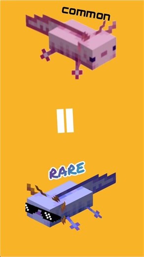 You know the rerest *AXOLOTEL* in Minecraft? #minecraft