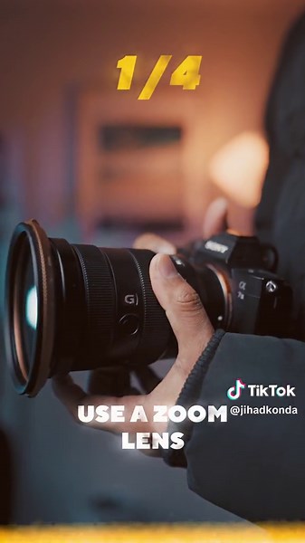 Master the in-camera zoom transition with these tips! 🎥✨ 1️⃣ Use a long focal range lens for dramatic zoom effects. 2️⃣ Shoot at 24fps to add cinematic motion blur. 3️⃣ Don’t forget an ND filter to control brightness. Follow for more creative tips and tricks! What’s your go-to in camera transition technique? Drop a comment below! 👇 #filmmaking #videography #cinematography #reeltips