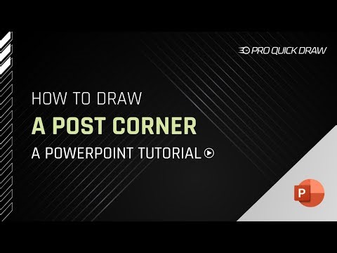 How to Draw a Post Corner Route in PowerPoint | Football Route Tree Tutorial