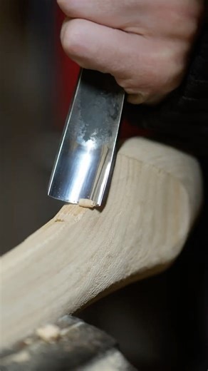 How I made some super nice axe handles from scratch! #axe #woodwork #handles #axehandle #forging