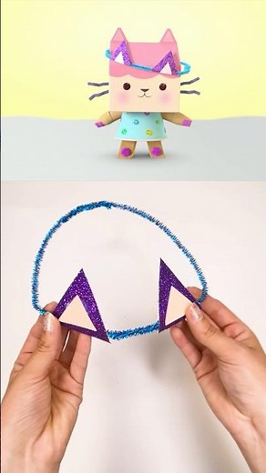 Craft Your Own Kitty Ears! | GABBY'S DOLLHOUSE