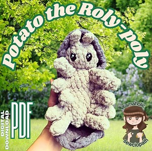 Potato the Roly Poly Bug Crochet Pattern - Etsy