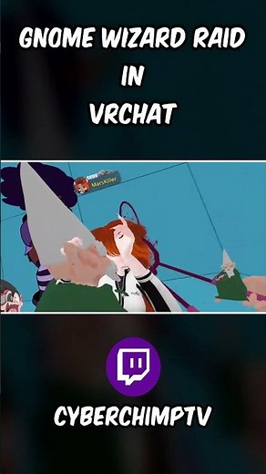 Gnome Wizard Raid In VRChat #vrchat #crawly #crawlygnome