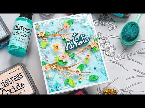 Ink Smooshing to Color Die Cuts + Rain or Shine Blog Hop!