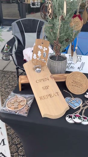 Laser Engraving Vendor Table Setup🔥🪵