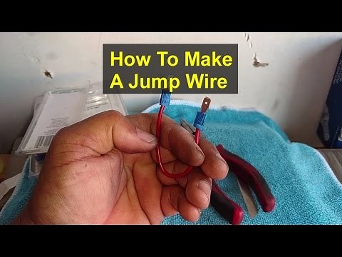 How to make a jump wire for testing relay sockets. - VOTD