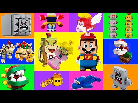 New super Mario Bros: How to save Princess Peach? Lego Vs Original