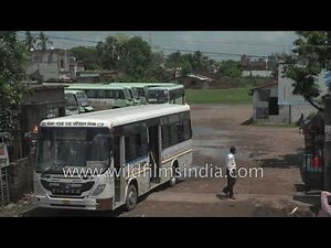 Bihar bus stop near Samastipur