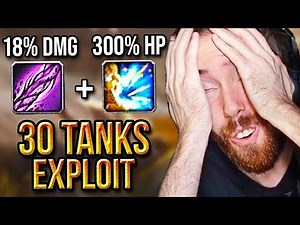 A͏s͏mongold Tests NEW Game Breaking 30 TANKS Strategy In PvP & PvE