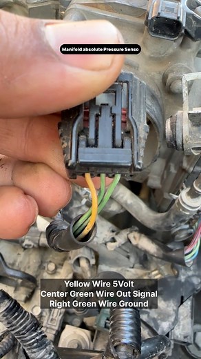 Honda Manifold absolute pressure sensor wiring Daigram | Abdullah auto electrician