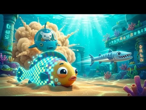 ⚓ Camouflage Glitch! 🎨 Octonauts Rescue the Peacock Flounder 🐟 Predator Attack!