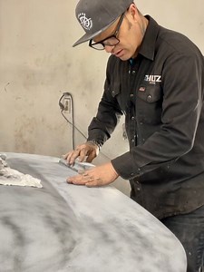 The guide coat shows where it's high and where it's low ✅ | Bad Chad