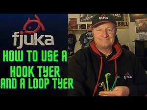 How To use a Hook Tyer, and a Loop Tyer, #jamesatkinsfishing #fjukabait