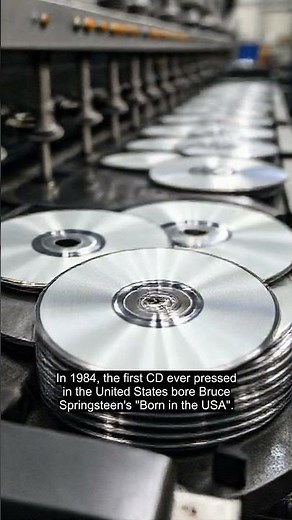 The First US Pressed CD: Bruce Springsteen's "Born in the USA"