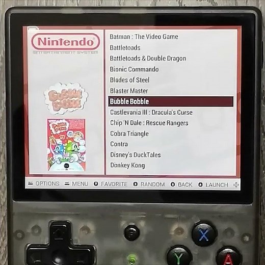 RG353 ArkOS frontend