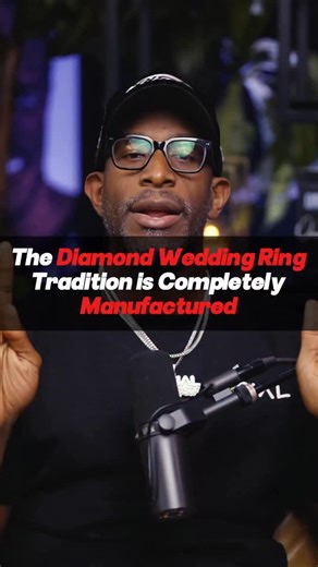 Your idea of a “proper wedding” was sold to you. Not passed down to you. Let me tell y’all something they don’t cover in premarital counseling… Diamonds weren’t even a “thing” before the Great Depression. Only ultra-wealthy Europeans used them and even they didn’t care that much. Most of what we call “tradition” today was just marketing. | Social Proof Podcast