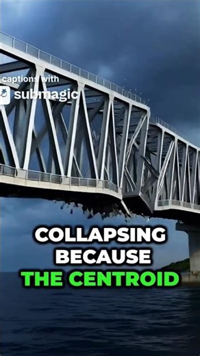 😱 Why Bridges Collapse? The Secret of Centroid!
