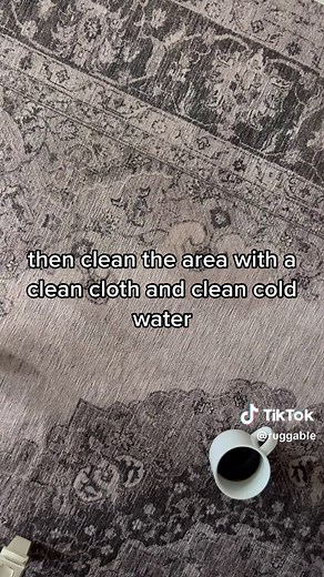 You can always machine-wash our rugs, but sometimes a small spill only calls for spot cleaning. So…how do you spot clean?? Watch and learn! ✨ #ruggable #rugtok #rugtiktok #washablerugs #cleaningrug #dirtyrug #rugcleaning #rugcleaningtiktok #springcleaning #satisfyingcleaningvideos
