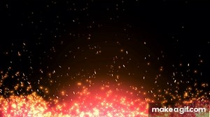 8K ~Digital Fire Sparks Effect~ 4320p For Video Editors AA VFX on Make a GIF