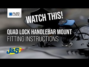 Quad Lock Motorcycle Handlebar Mount: A Complete Guide