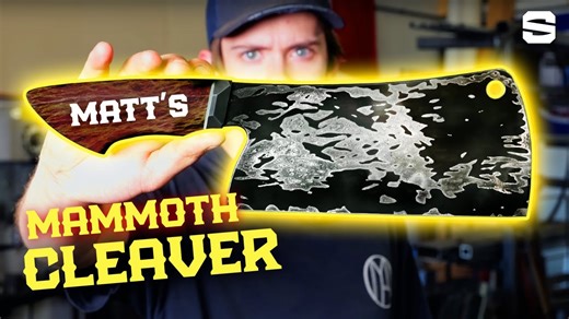 Forging a mammoth cleaver