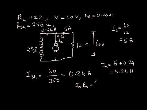 Numerical Examples on EMF equation of DC generators