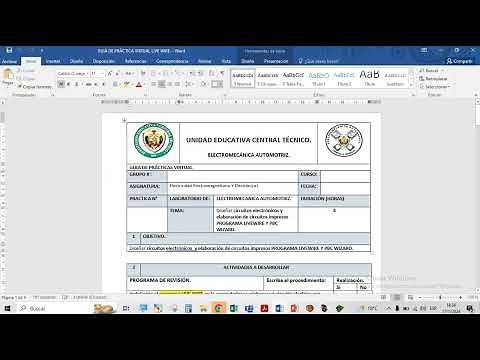 Descarga, instalación y utilización del programa Live Wire y PCB Wizard.