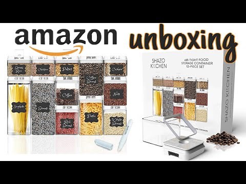 Amazon Unboxing | Shazo Kitchen Air Tight Food Containers