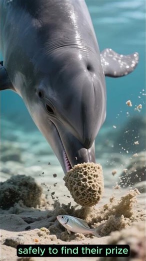 Why These Dolphins Wear Sponges! 🐬🧽 (The Underwater Genius)
