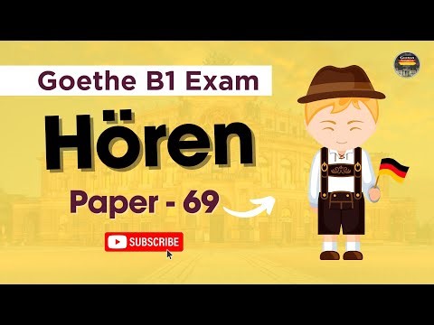 German Goethe B1 Exam Test 2026 || Paper - 69 || Hören mit den Antworten am Ende ‪@German_Samosa‬