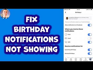 FIX! Facebook Birthday Notifications Not Showing (2023)