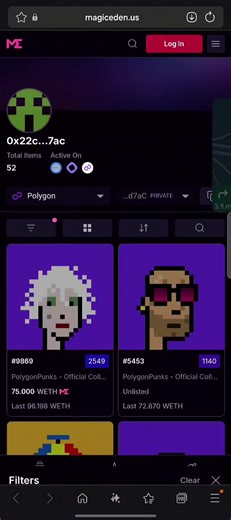 my Polygon NFTs #PolygonPunks