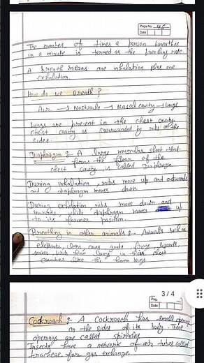 Science class 7th | Chapter 6 notes | Respiration in organisms | #science #trending