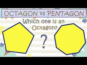 Octagon vs Pentagon, Shapes for Kids