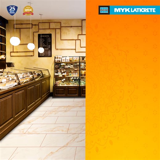 Festive footfalls start with flawless floors. 🪔✨ Planning shop makeover this festive season? Go beyond décor — build on durability. Start your shop’s festive transformation with MYK LATICRETE®️ 335 Super Flex — a polymer-modified thin-set adhesive engineered for ultimate flexibility, superior bond strength, and lasting resilience under heavy foot traffic.​ Then finish with SP-100™️ DUO Tile Joint — a hygienic, chemical-resistant grout that locks in vibrant colour and resists stains, so your flo