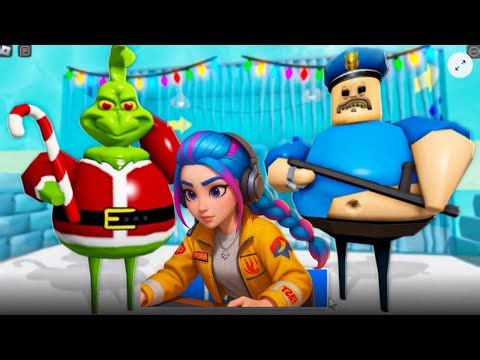 GRINCH BARRY'S PRISON RUN! OBBY FULL GAMEPLAY