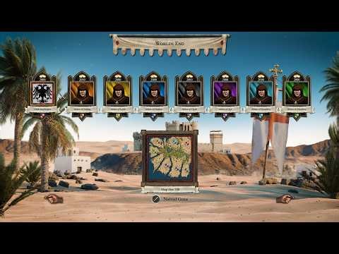 Worlds End 1 vs 7 Abbot AI Skirmish - Stronghold Crusader Definitive Edition