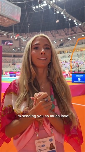 I’m profoundly grateful for the opportunity to honor the athletes competing at this World Championships 🔥 | Sophia Campana