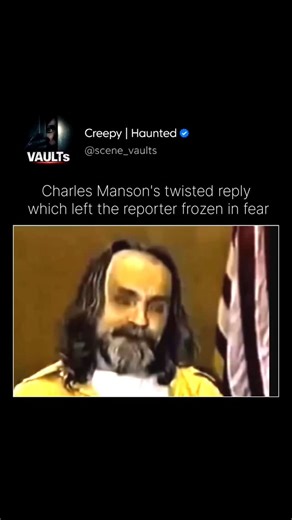 SceneVault on Instagram: "In 1987, Charles Manson gave an interview that would become one of the most chilling moments in true-crime television. When the interviewer asked a straightforward question — “Tell me in a sentence who you are” — Manson didn’t offer an answer at all. Instead, he lunged forward, eyes bulging, and launched into a disjointed, chaotic rant. What unsettled viewers wasn’t the content so much as the performance: the sudden shifts in tone, the manic intensity, and the sense tha