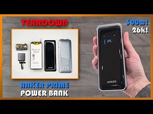 Anker Prime 300W 26K Smart Power Bank Review & Teardown. Look Inside!