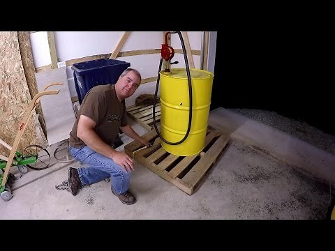 #81 DIY Diesel Fuel Storage, Transport, and Pump via 55 Gallon Barrel for Compact Tractor