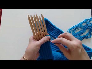 Weaving sticks CHEAP ways to weave at home. Weave a shoulder purse bag