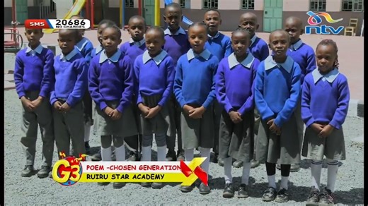 6.9K views · 262 reactions | Ruiru Star Academy grade two learners with a beautiful poem about Gen Z, the chosen generation. #G3NTV | NTV Kenya | Facebook