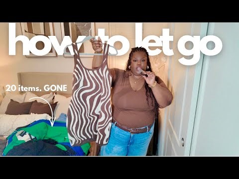 How To Get RID of Clothes When You're Attached! Closet Reset Series Ep.1