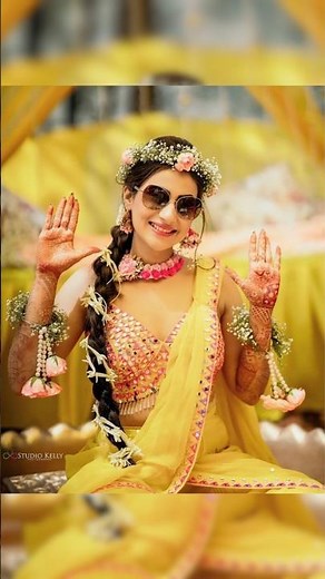Haldi pose for bride||easy pose ideas for photoshoot||best pose for dulhan||Haldi ceremony image