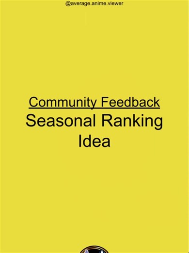 Seasonal Ranking Idea. Would you be interested in a ranking of the entire season along with the top 15 in shorts I usually do? . . . . #animetiktok #weeb #fypシ