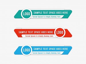 Futuristic design vector interface lower third banner design streaming video breaking sport | Premium Vector