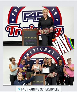 YAY Diana Herbst‼️‼️ 💯 classes at F45 Schererville 🥳🥳🥳 | F45 Training Schererville