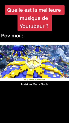 Invisible Man - Noob / La meilleure musique de youtubeurs minecraft #noob #minecraft #musique #invisibleman